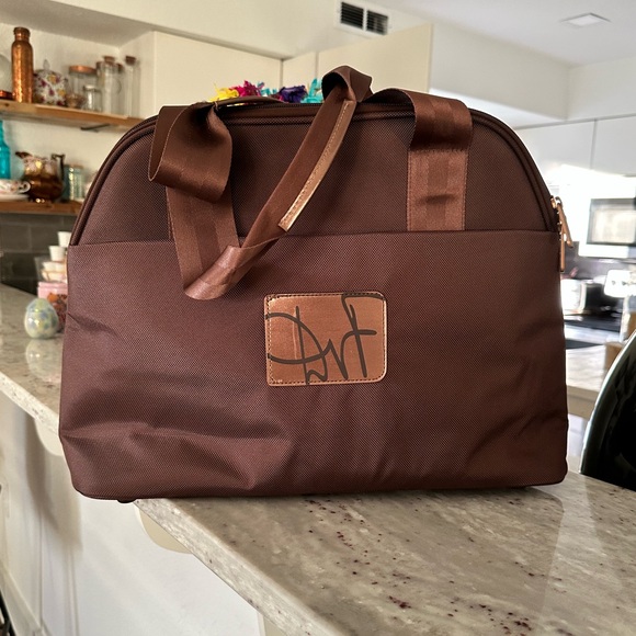 Diane Von Furstenberg | Bags | Dvf Studio Bronze Carry On Business Tote ...